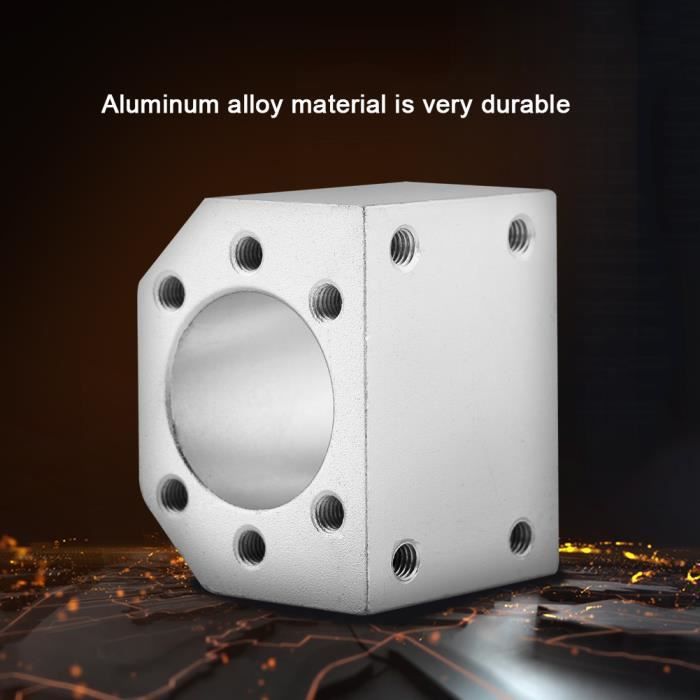 Boîtier d'écrou de vis à billes DSG16H Vis écrou Boîtier Support de Montage de Siège Support ...