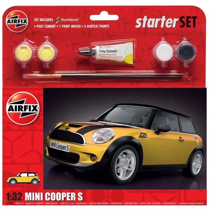 Airfix Kit de démarrage MINI Cooper S, kit de modèle de véhicule en ...