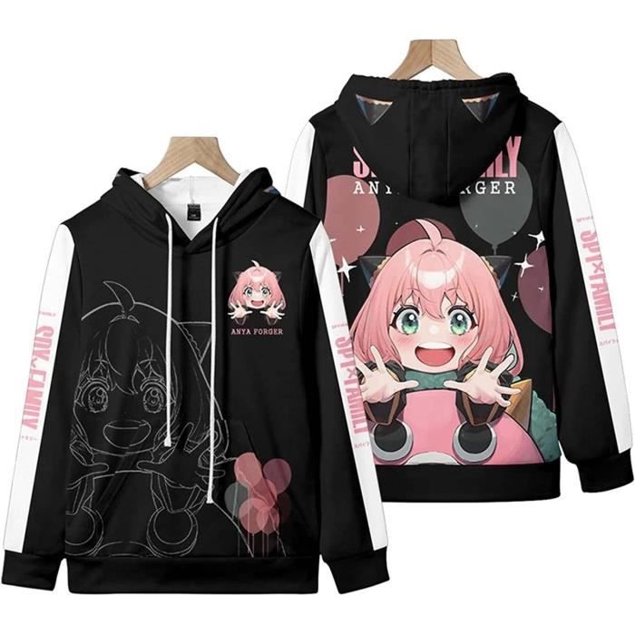 SWEATSHIRT Anime Spy x Family Merch Hommes Femmes 3D Imprimé Hoodie ...
