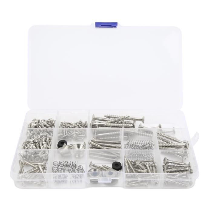 Pwshymi kit d'assortiment de vis pour guitare Kit de vis pour guitare électrique, vis ...