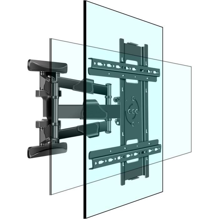 Support Mural Tv 37 70 Pouces Tv Vertical Rotatif À 90° Fixation Murale ...