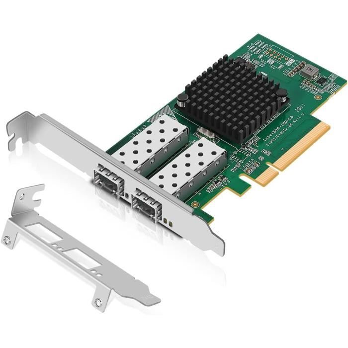 10Gbe Pcie Carte Réseau Dual Sfp+ Ports. Intel X520-Da2- X520-Sr2 ...