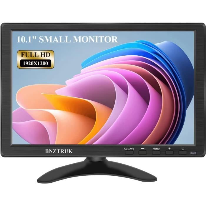 Moniteur Portable 10,1" Full Hd 1920X1200 Ips Petit Écran Hdmi Externe Portable Avec Hdmi-Vga ...
