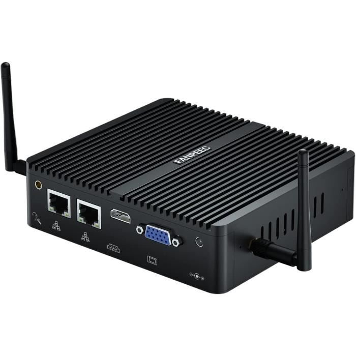 Fanless Firewall Industrial Windows 11 Pro Mini Pc Celeron J4125 8Gb Ram 128Gb Ssd 1Tb Hdd Mini ...