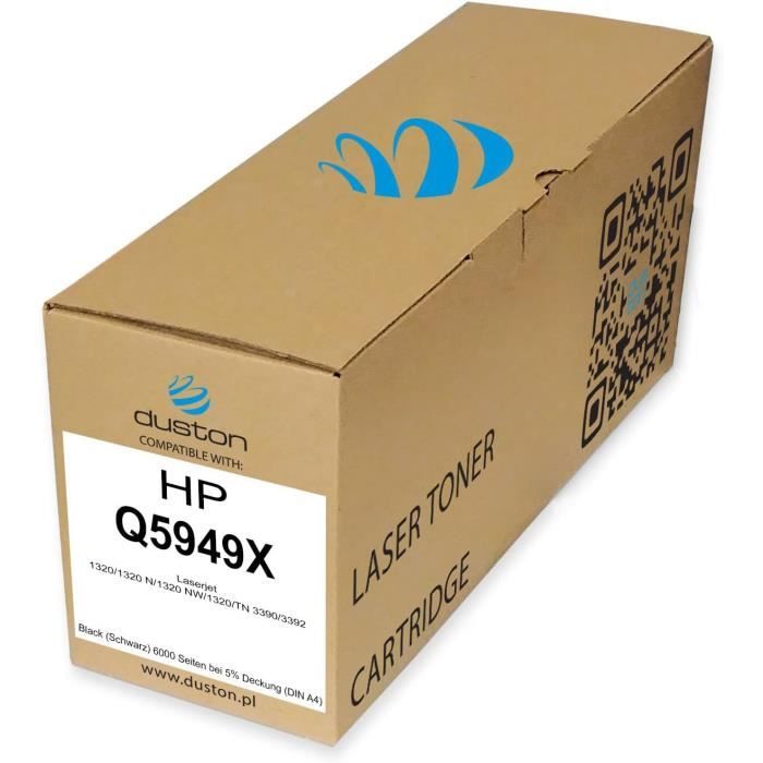 Q5949X, 49X Noir Toner Compatible Avec Hp Laserjet 1320 1320 N 1320 Nw ...