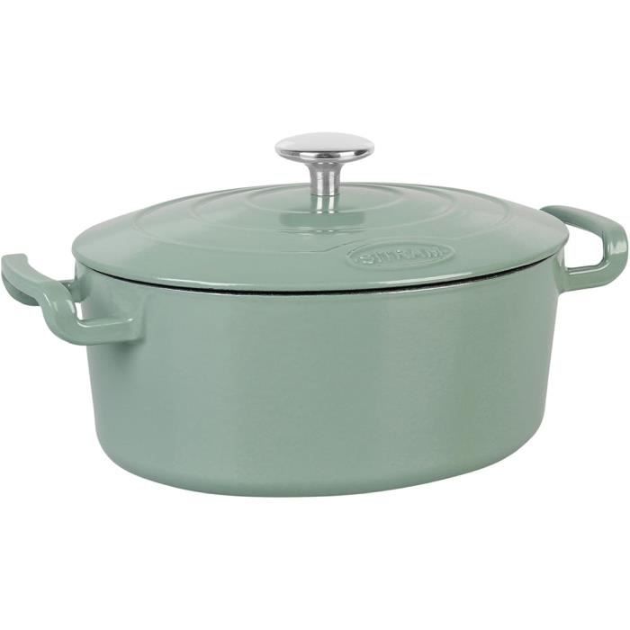Sitram 715405 COCOTTE Sitrabella Ovale en fonte émaillée L26 cm - 4 ...