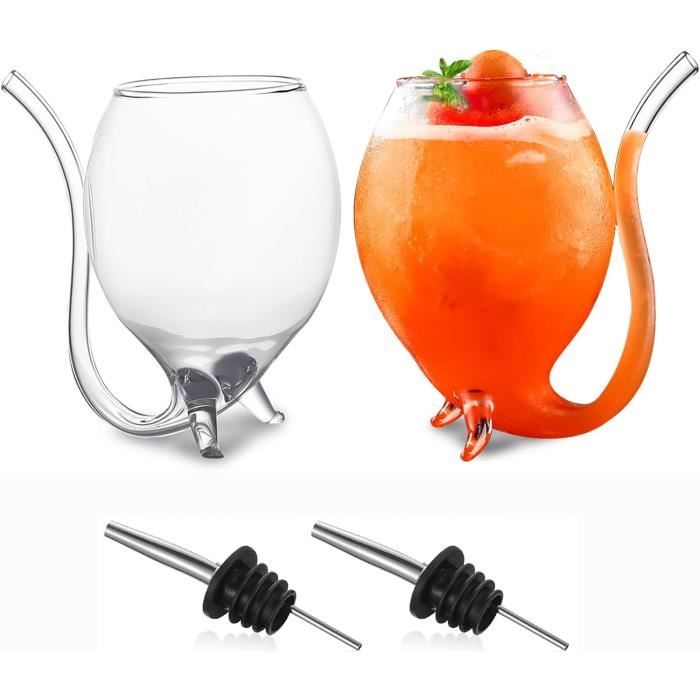 Lot De 2 Verres À Cocktail En Forme De Vampire 360 Ml Lot De 2 Grands ...