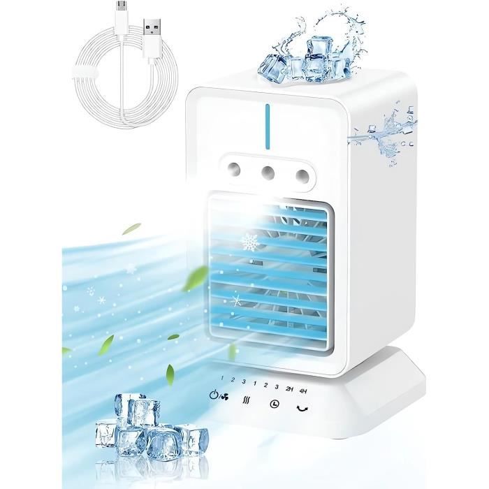 Mini Climatiseur Mobile - ZGEER - Refroidisseur d'air Purificateur d ...