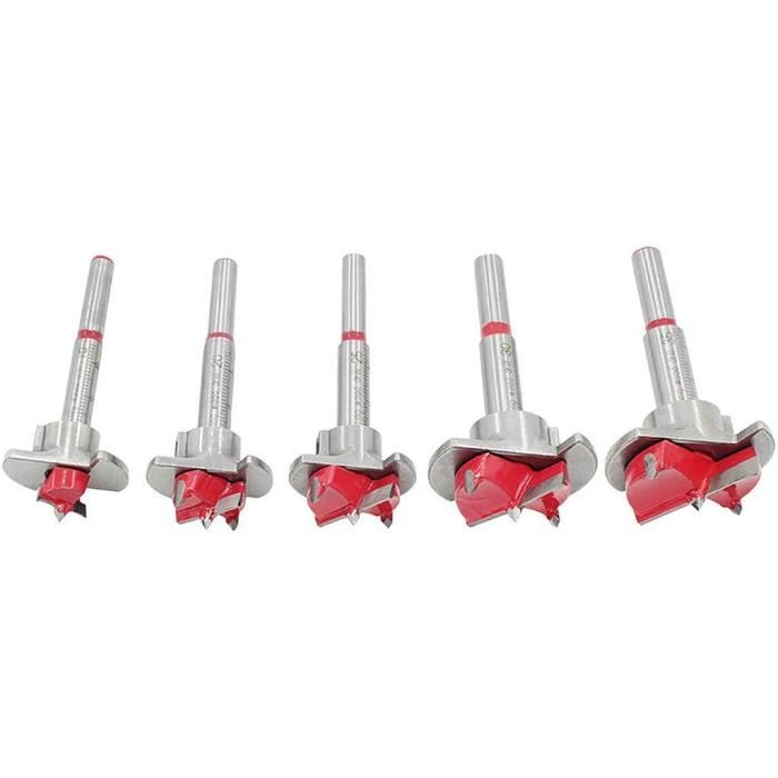 Mèches À Façonner, Mèches Bois Forstner, Fraises Defonceuse, 5Pcs 15-35 ...