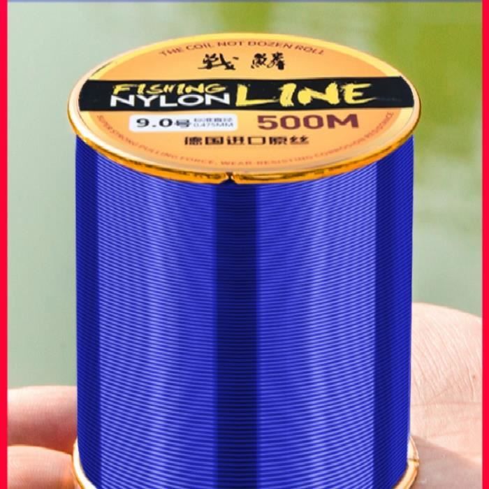 FIL DE PECHE,A-8.0--Ligne De pêche télescopique en Nylon De 500m, Super ...