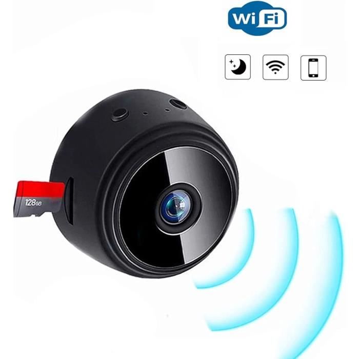 Mini Caméra A9, Caméra IP WiFi 1080P HD avec Couvercle Arrière ...