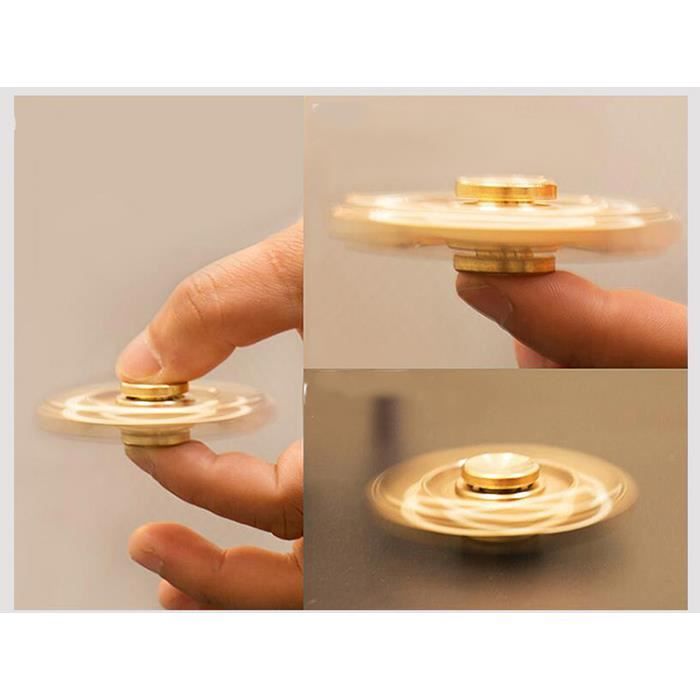 Tri spinner Gyroscope Torqbar Brass Fingertips Stress Metal Hand Spinner Gyro EDC Torque Gyro Fidget Spinner Cdiscount Jeux Jouets