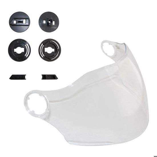 Visière transparente et kit de fixation de visière pour casque CGM 261 ...