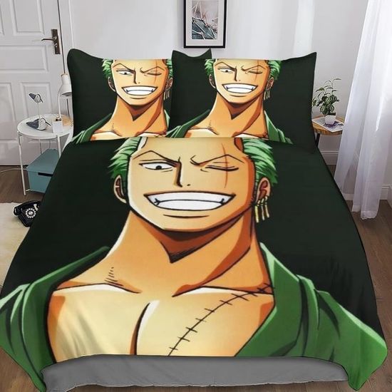 Roronoa Zoro Parure De Lit Avec Housse De Pirate Hunter Couette En ...
