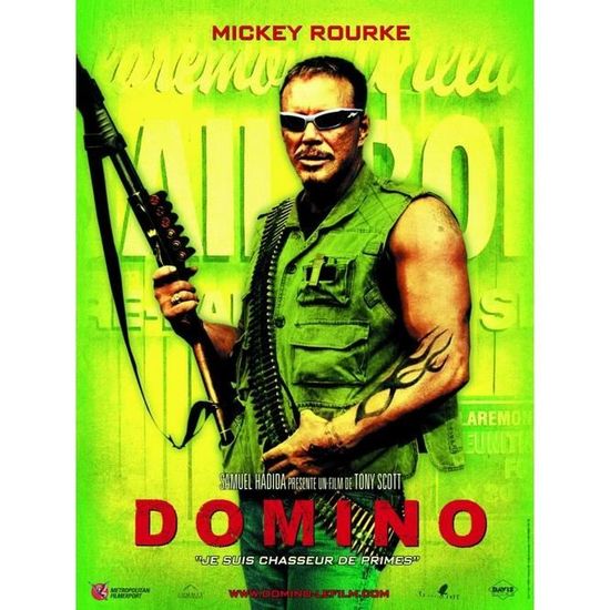 Domino - Mickey Rourke - 120x160cm - AFFICHE - POSTER - Cdiscount Maison