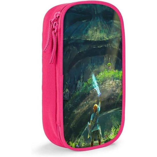 Trousse à crayons Legend of Zelda - Rose - Cuir - 5x10.5x21cm - Enfant ...