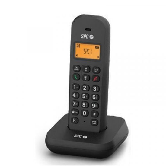 Téléphone sans fil - SPC - KEOPS - Noir - 4 combinés - Écran éclairé ...