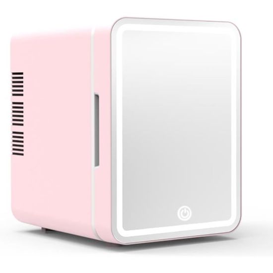 Mini Frigo Rose De Chambre Skincare Cosmetique 4L 6canette Portable ...