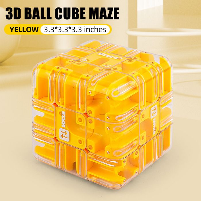 3D Cube magique jouets Fidgeting enfants labyrinthe Puzzle créatif Cube ...