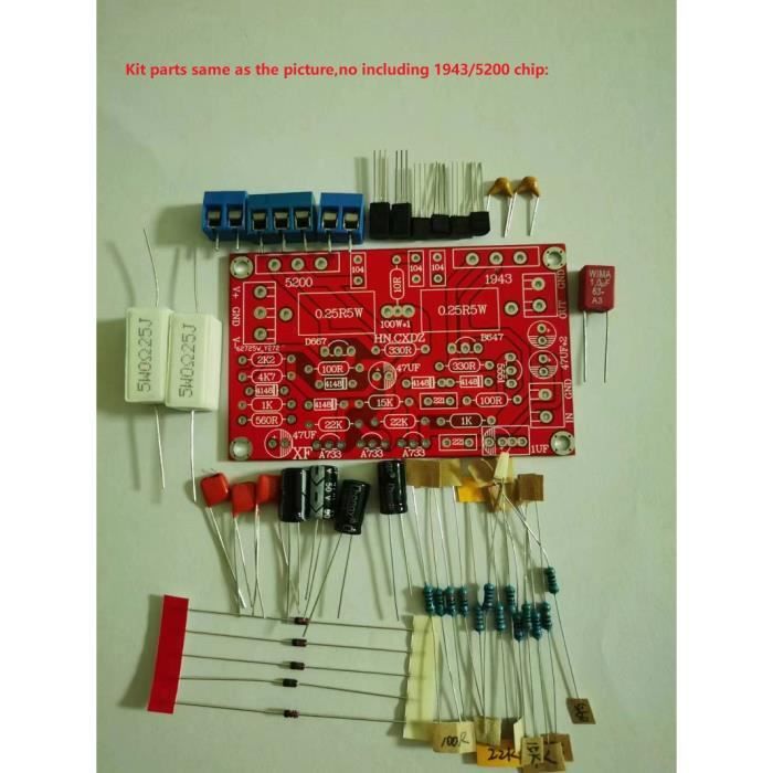 Couleur rouge - Kit D'installation Autonome, Carte D'amplificateur De ...