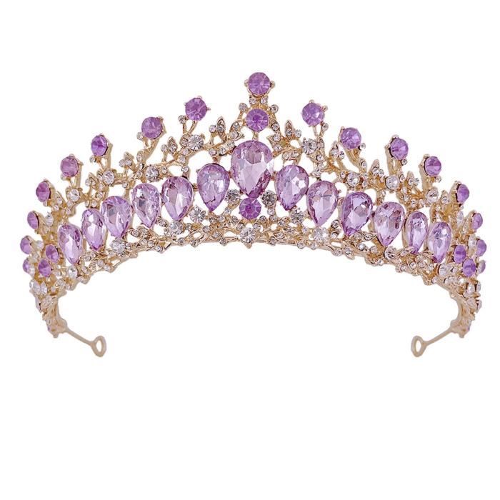 Couronne de mariage ATYHAO en alliage de Zinc avec incrustations ...