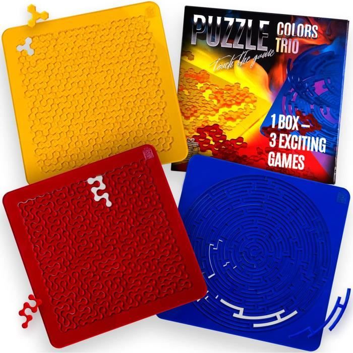 ESC WELT Colors Trio Puzzle - Idée Cadeau Originale - Puzzle de Forme ...