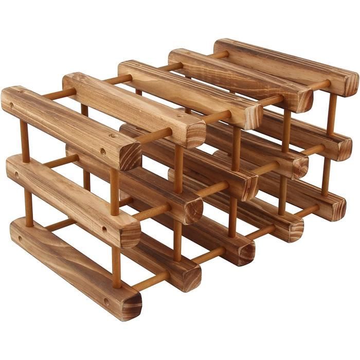 Range Bouteille Bois - A[596] - Modulable - Extensible - Pour 12 ...