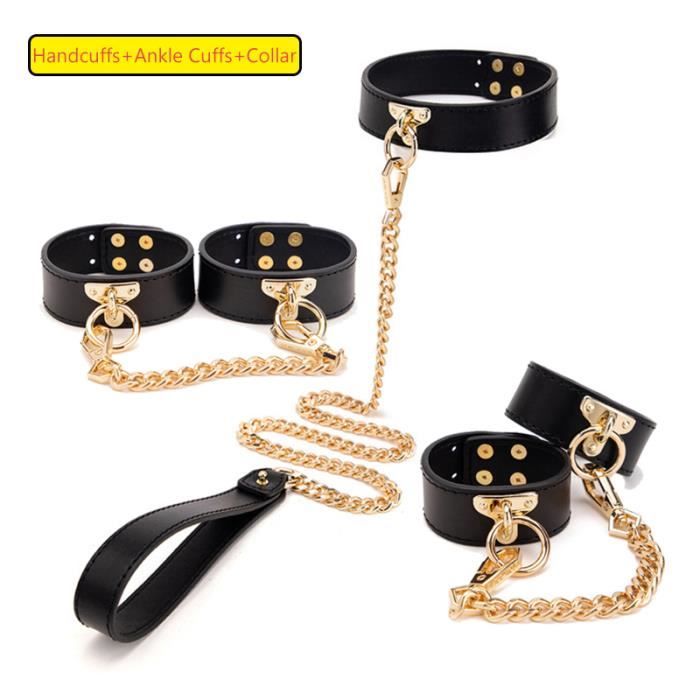 Blackwolf – Kit De Bondage Bdsm En Cuir Véritable, Ensemble De Retenue ...