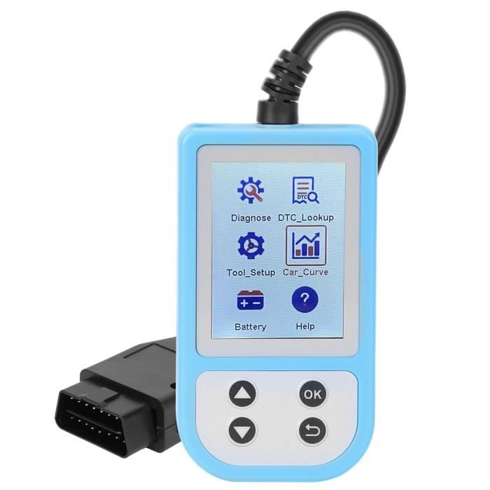 Dilwe Scanner OBD2 Outil de diagnostic multifonctionnel de défaut de voiture de scanner d'écran ...