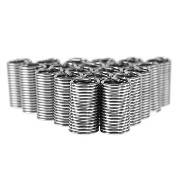 EJ.life insert de filetage de vis Inserts filetés à vis hélicoïdale en acier inoxydable M14 ...