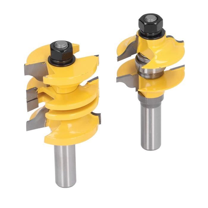 LAN Bit De Routeur À Tenon Pour Porte D'Entrée Fraise À Tenon De Porte ...