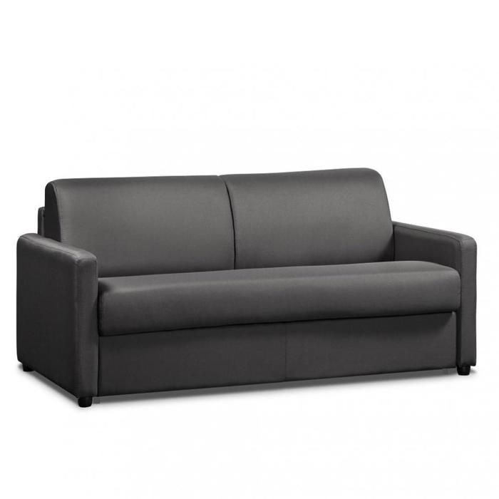 Canapé fixe 3 places maxi DAY 198 cm cayenne polyuréthane graphite ...