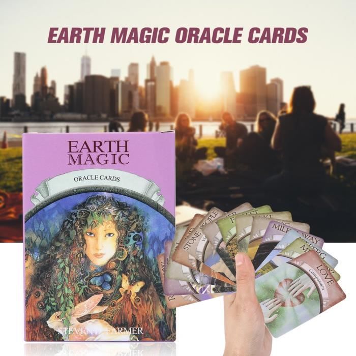 SET Earth Magic Oracle Cards 48PCS Guide Jeu de cartes LANGUE Anglais ...