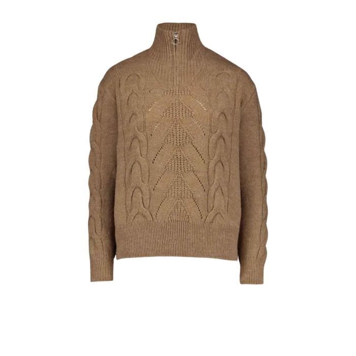 Pull Only Leise Zip Brun pour Femme Marron - Cdiscount Prêt-à-Porter