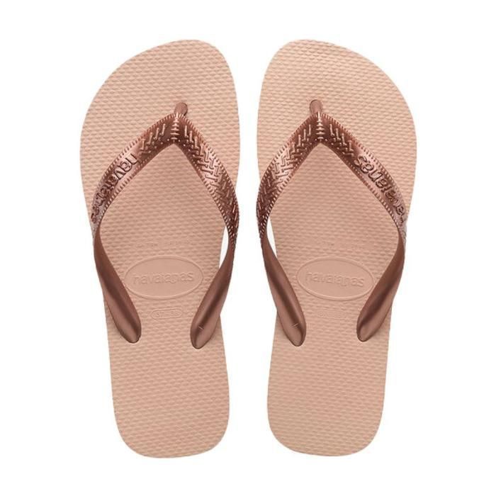 Tongs Havaianas Femme - Modèle Rosa Bronzo HTOPTIRAG - Couleur Rosa ...