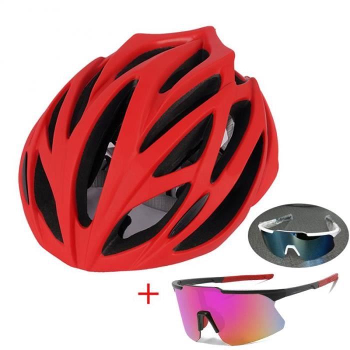 Casque de vélo de montagne ultraléger pour hommes et femmes - Red set ...