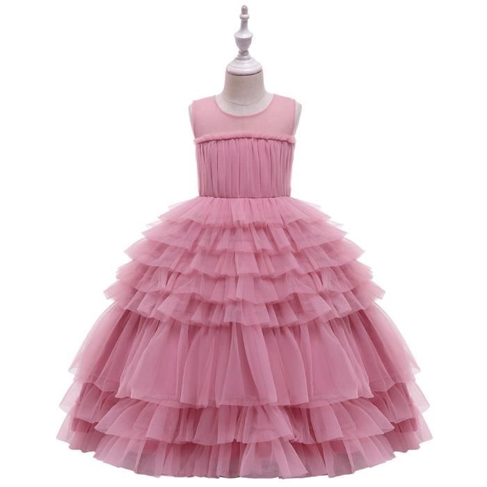 Robe Fille - Hongfengya - Performance Princesse - Rose - Enfant Rose ...