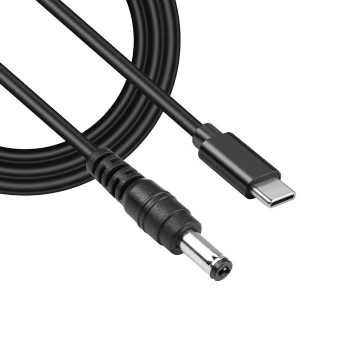 Usb C À Dc5521 Câble De Charge D'Extension D'Alimentation 65W Pd Usb ...