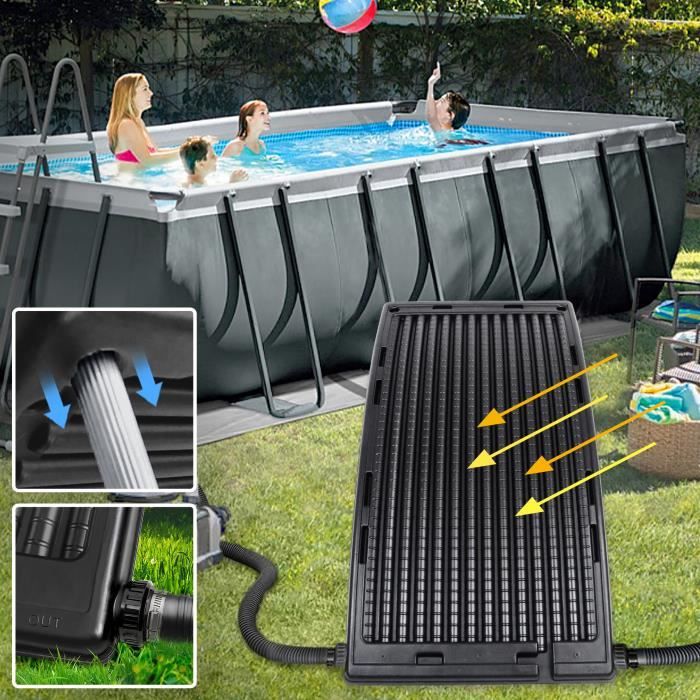 111,5 x 65 x 6 cm Capteur solaire Chauffage solaire Piscine Plaque ...