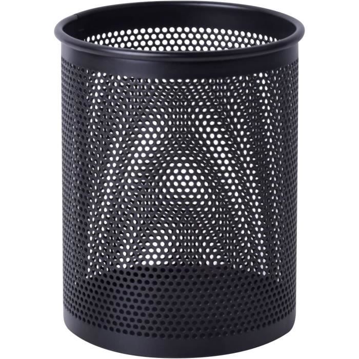 Noir Métallique Pot À Crayons, Porte Stylos En Maille Métal Crayon ...