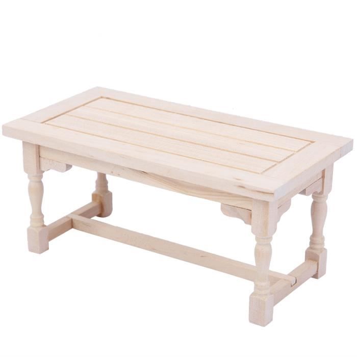 1:12 maison de poupée Miniature Table à manger maison de poupée meubles ...