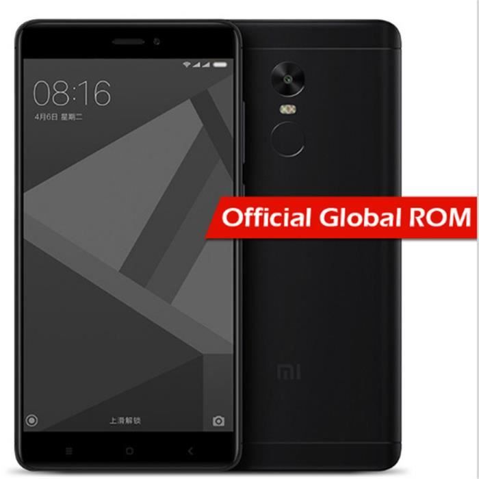 Redmi Note 4 5.5" 4G Smartphone débloqué Version globale MIUI8 ...