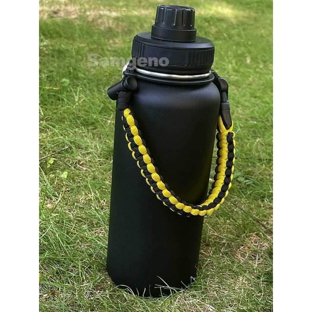 GOURDE - BIDON,yellow-1,0L--Bouteille D'eau Isolée En Acier Inoxydable ...