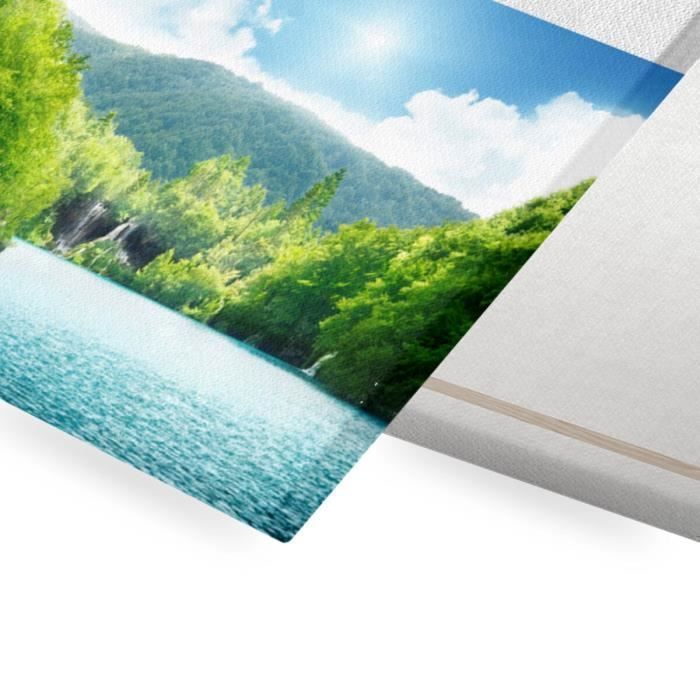 Tableau Décoratif Chutes D'Eau Nature (60 cm x 107 cm) - Cdiscount Maison