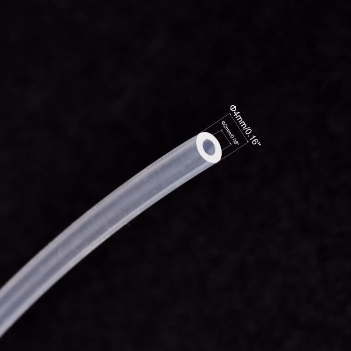 Tuyau en PTFE SOURCING MAP - Isolant Haute Température 2mm x 4mm x 10m Transparent - Cdiscount ...
