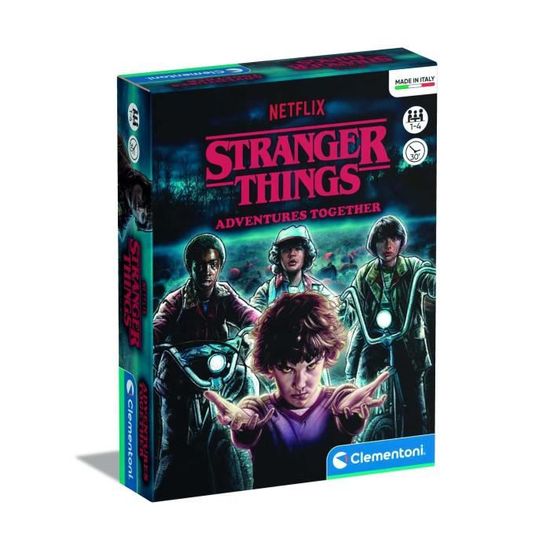 Jeu de cartes - CLEMENTONI - Stranger Things - Adventures Together - 1 ...
