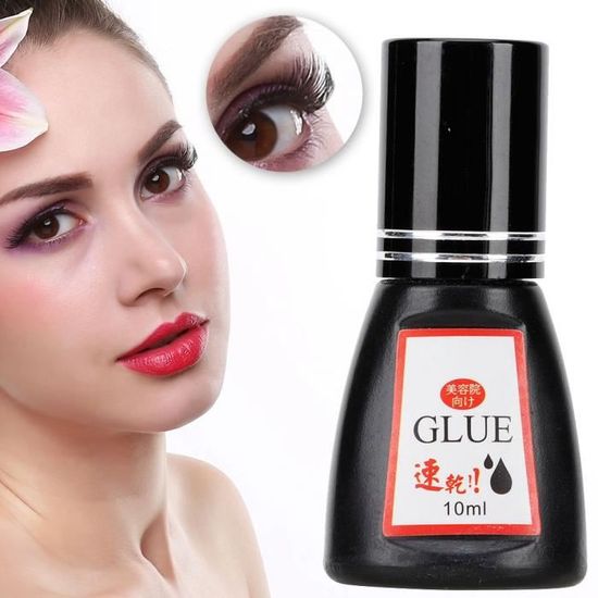 Colle pour cils - PWSHYMI - 10ml - Sans odeur - Séchage rapide 0.5s - Forte adhérence ...