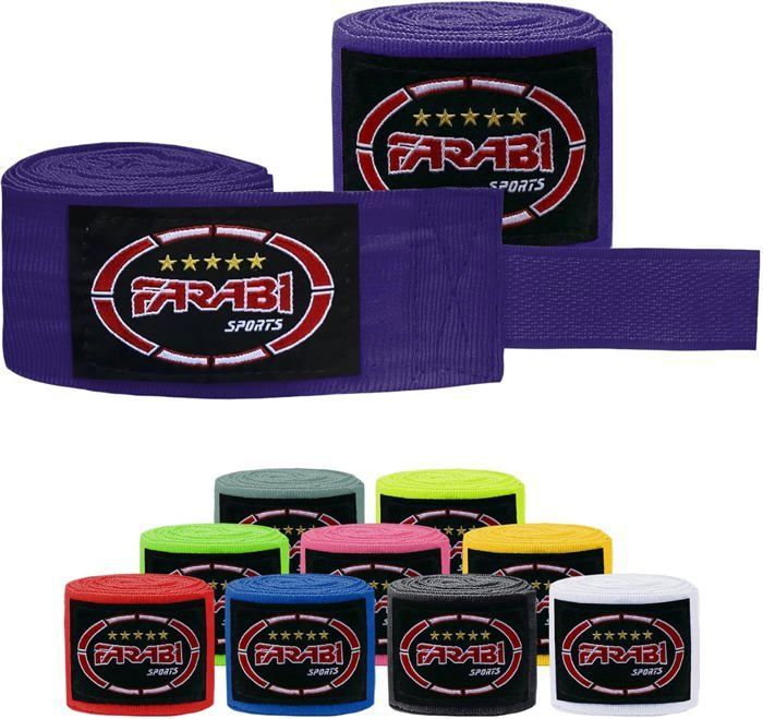 Bandages de Boxe - Farabi Sports - Enfants - Violet - Durables ...
