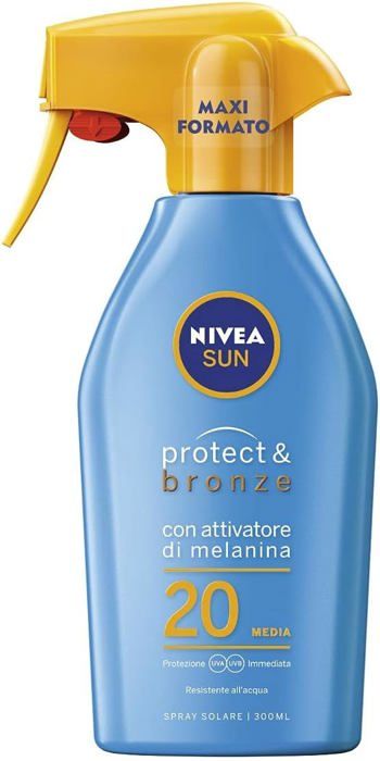 Sun Maxi Spray Solaire Protect & Bronze Fp20 En Flacon De 300 Ml, Spray ...