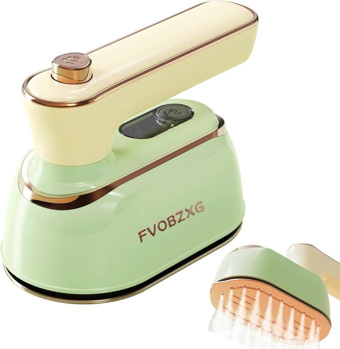 Mini Fer à Repasser Voyage, Fvobzxg 1000W Fer à Repasser de Voyage Portable, 180 Degrés Pliable ...